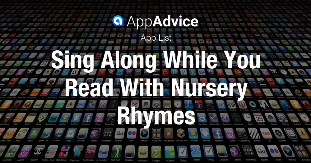 Sing Along While You Read With Nursery Rhymes