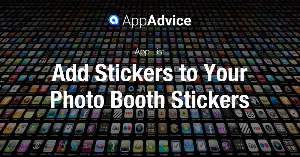 Add stickers to your photo booth stickers