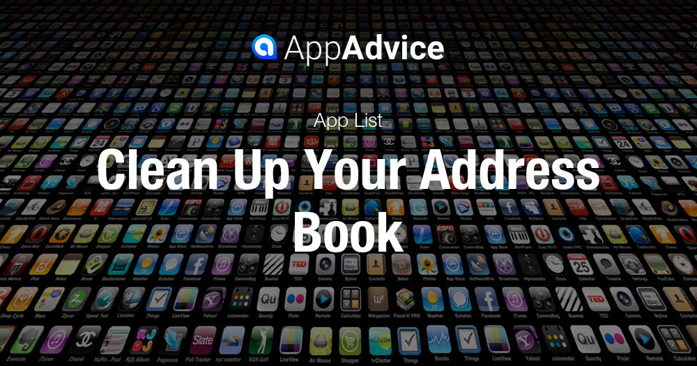 Clean You Your Contacts and Address Book