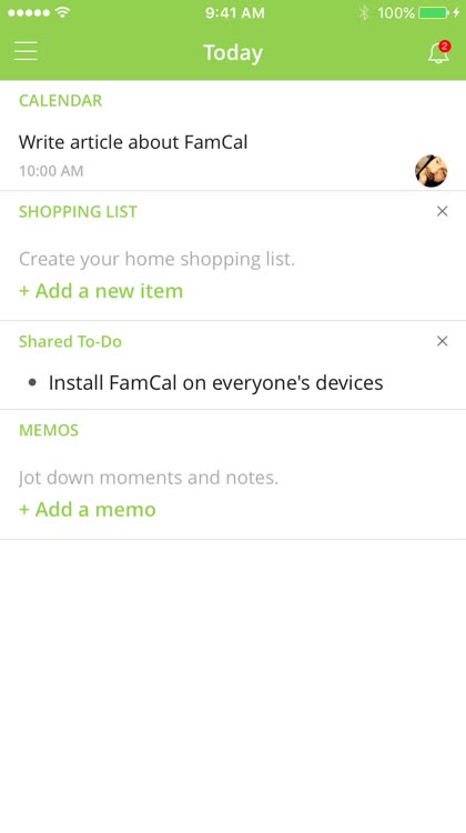 Shared Family Calendar: FamCal by Beesoft Apps
