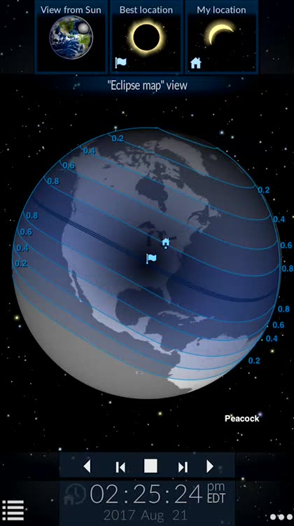 Solar Eclipse by Redshift by USM