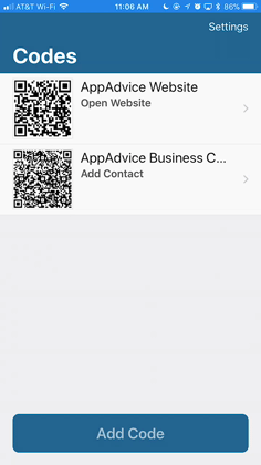 Visual Codes Turns Your iPhone Into a QR Code Generator
