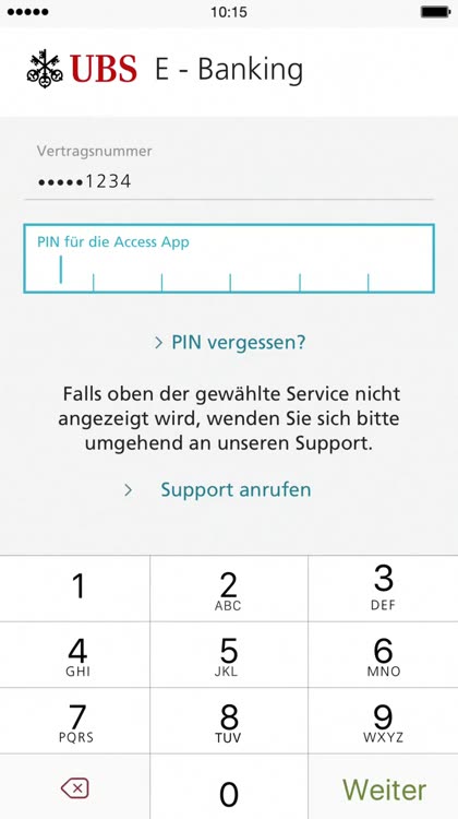 UBS Access – secure login by UBS AG