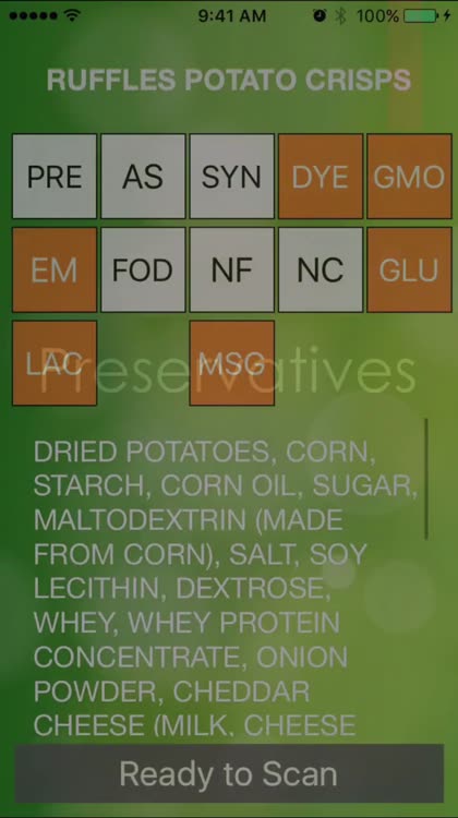 HealthyFood:FODMAP, Gluten, GMO ingredient scanner by e-MedTools