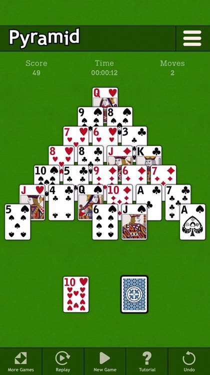 Pyramid - Classic Solitaire by OutOfTheBit Ltd