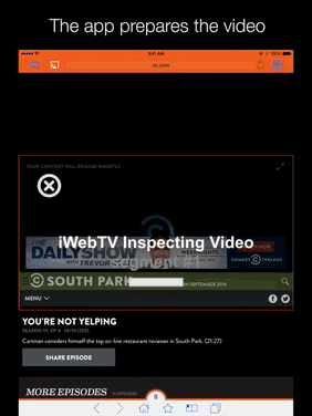 Cast Web Videos to TV - iWebTV by Swishly inc