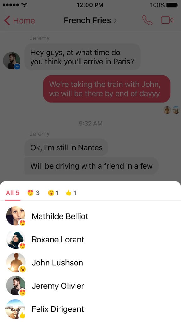 How to React to Messages and Mention Friends in Facebook Messenger