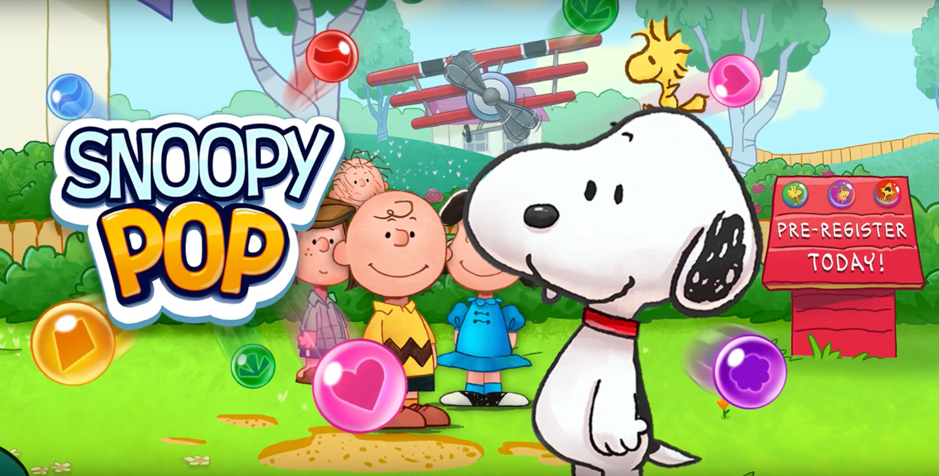 Landing this Summer, Snoopy Pop is a Bubble Shooter Featuring the ...