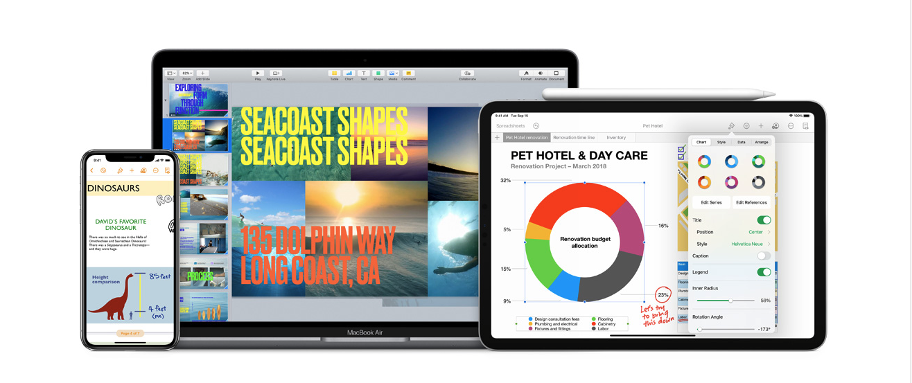 Apple Updates Pages, Numbers, and Keynote