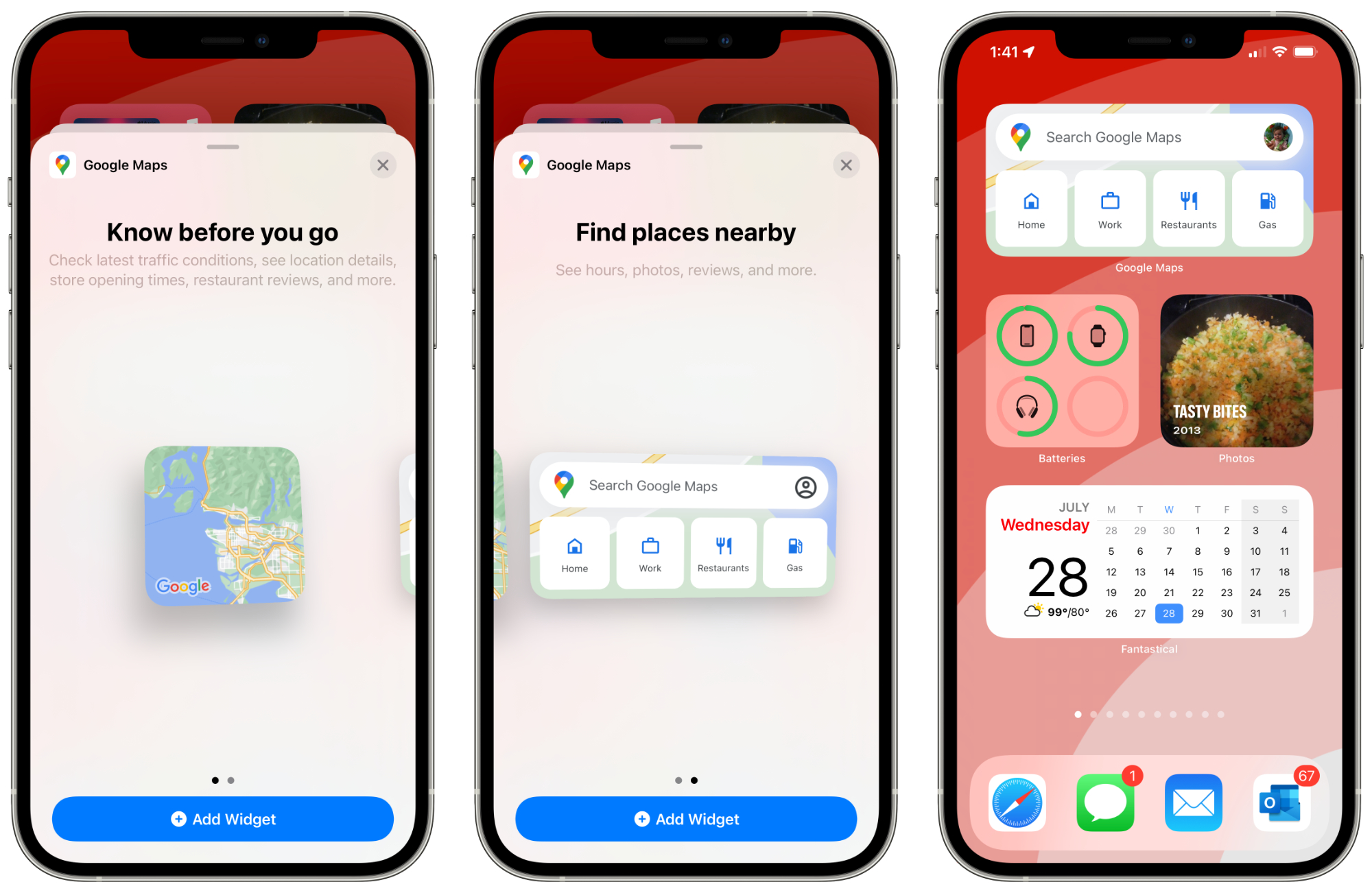 Google Maps Adds IPhone Home Screen Widgets KARKEY