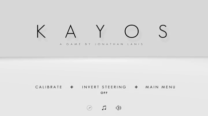 You need skills to survive in Kayos, a minimally futuristic infinite runner